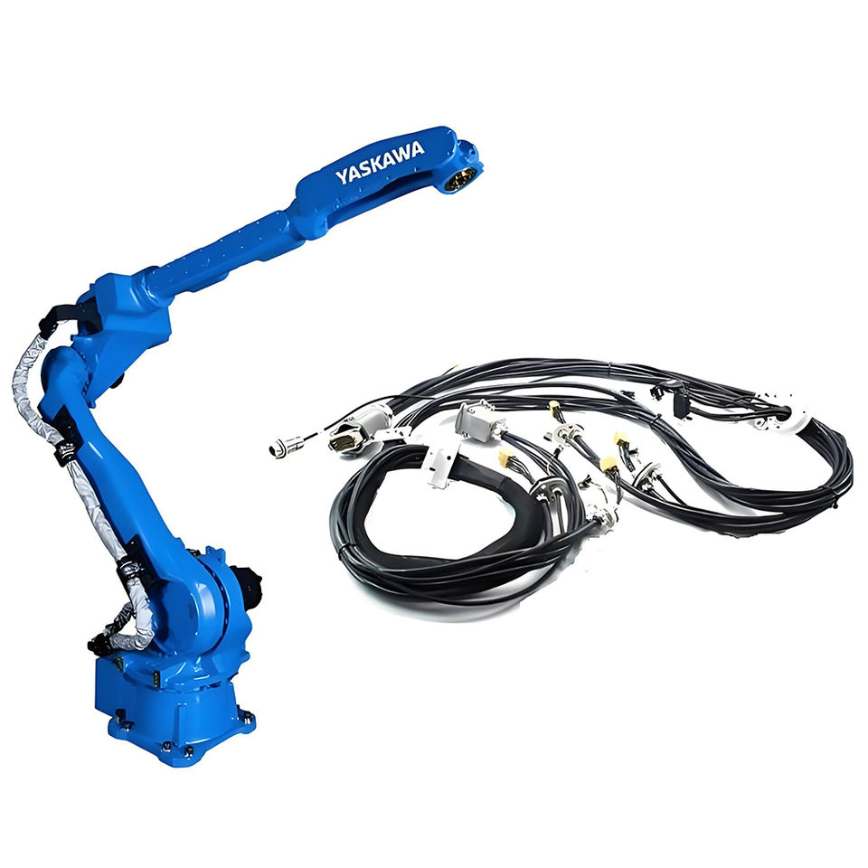 6-Axis Handling Robotic Arm Yaskawa GP20HL CNGBS Robot Cable PLC ...