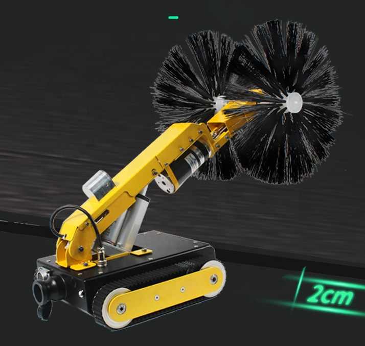RJ-BOT Rotobrush HVAC Cleaning Machine - Flexible & Efficient