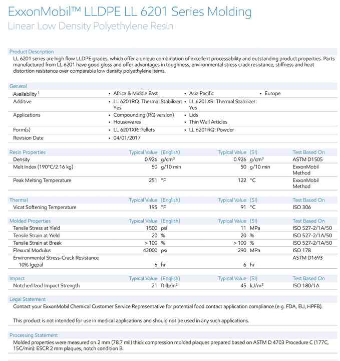 Factory Price LLDPE LL6101XR/LL6201XR Injection Molding Compounding Virgin LLDPE Granules for ...