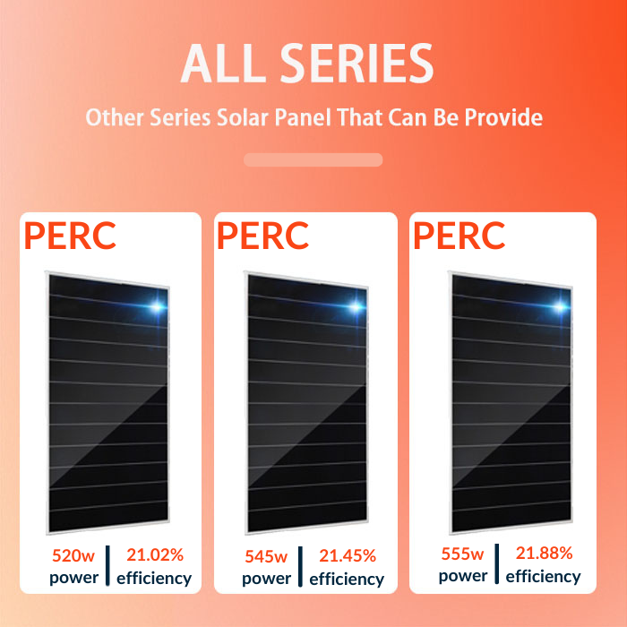 High Efficiency 550W Solar Panels for Home Use - Best Price