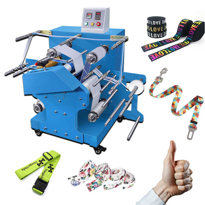 Ribbon Sublimation Printing Machine Automatic Lanyard Calendar Roller ...