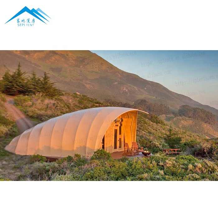 Luxury Beach Shell Camping Resort - Glamping Tents with Bathroom