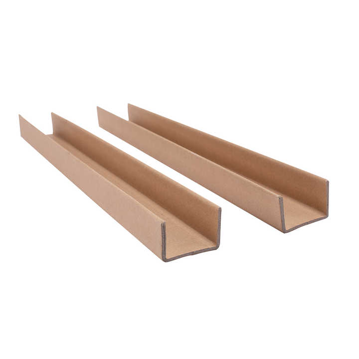 Custom Moistureproof Paper Edgeboard U Channel Cardboard Corrugated Corner Edge Protector ...