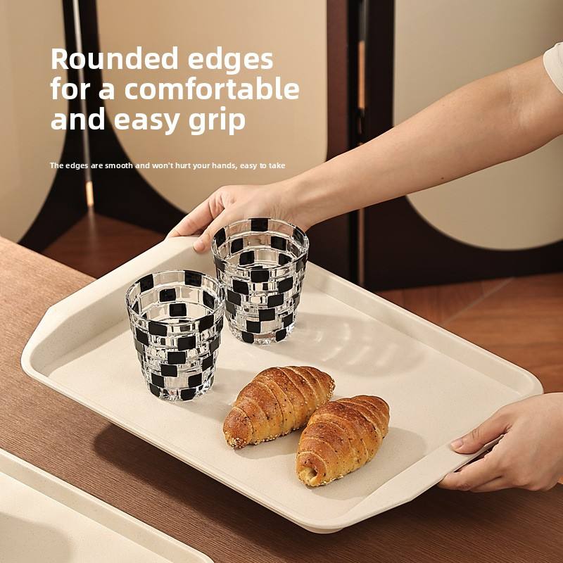Commercial Restaurant Food Serving Tray Plastic Rectangular Tray Non ...