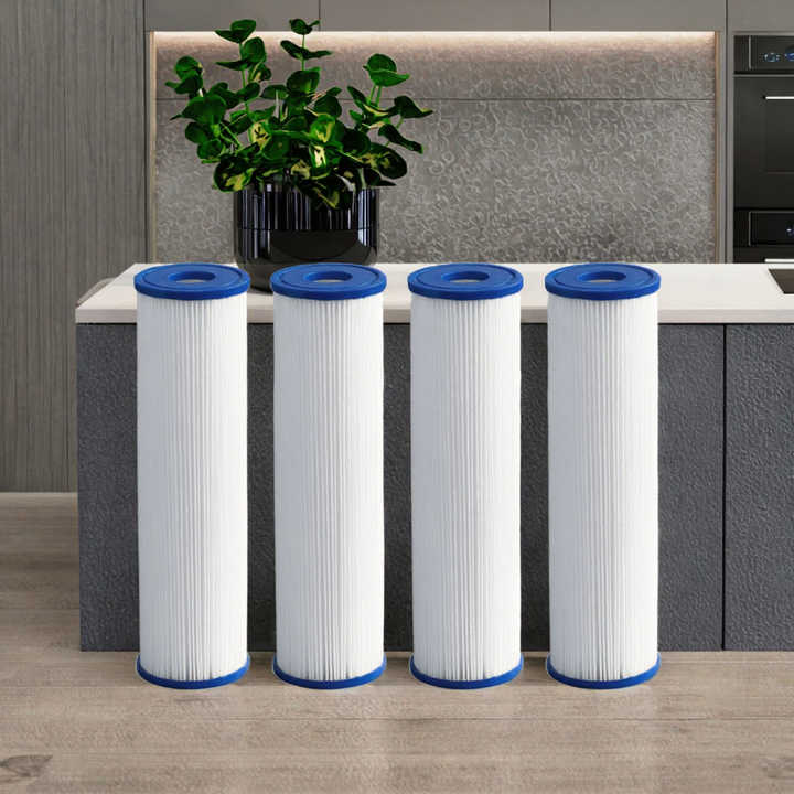 PP Pleated Water Filter Cartridge for Household Reverse Osmosis 2.5x10 ...