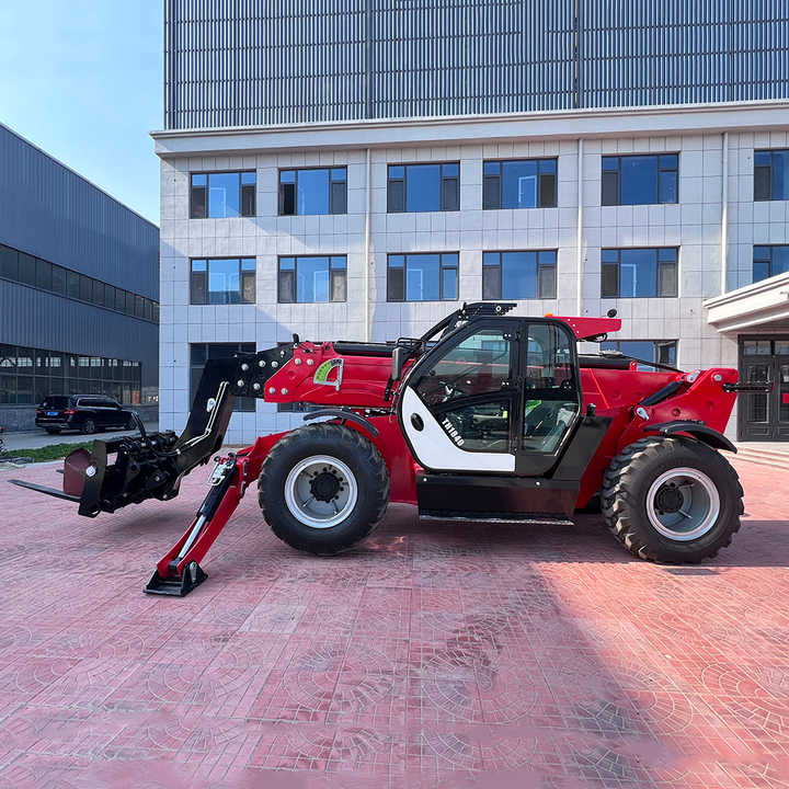 Free Shipping Telehandler Diesel Telescopic Forklift All Terrain Off ...