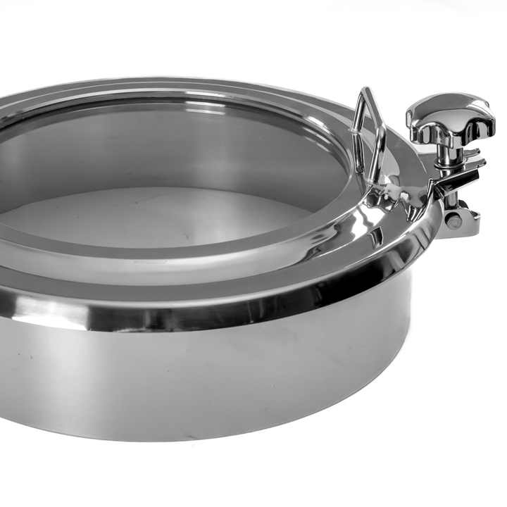 Round Outward Manhole /Manway With Pressure Sanitary Grade Stainless ...