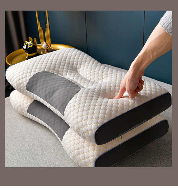 Highly Elastic and Soft Neck Pillow Helps Improve Sleep and Protect the ...