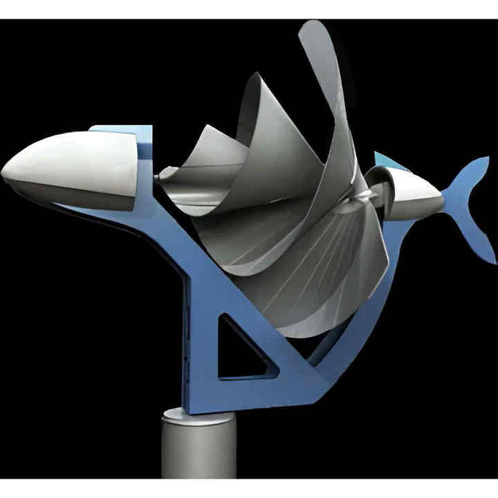 Liam F1 Free Energy Ventilator - 1KW Horizontal Wind Turbine for Home Use