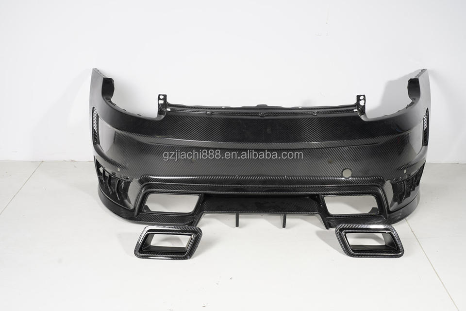For Porsche 911 992 TopC Style Full Dry Carbon Fiber Front Bumper Side ...