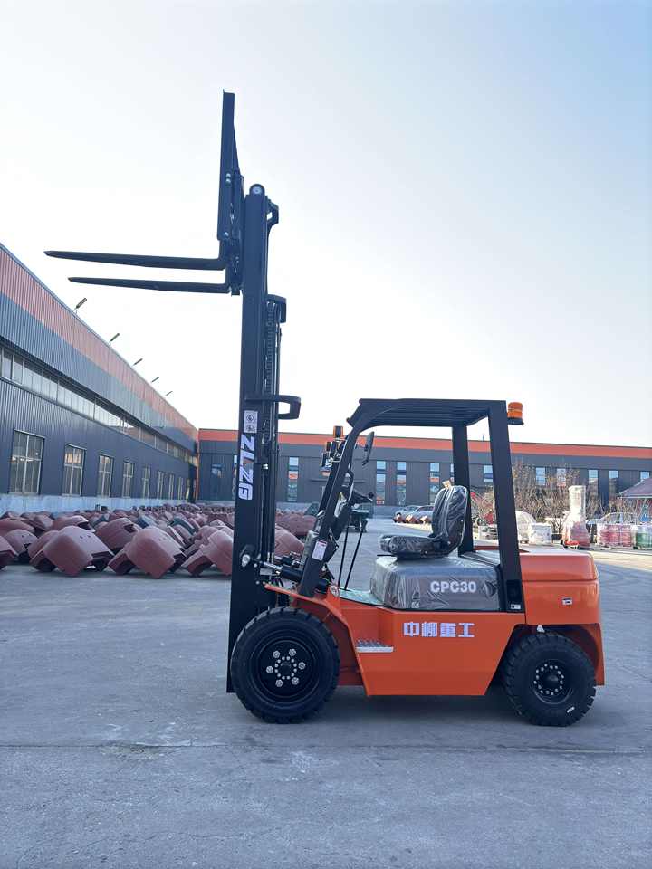 Shan Dong Production Forklift 3ton Automatic Diesel Power Hydraulic ...
