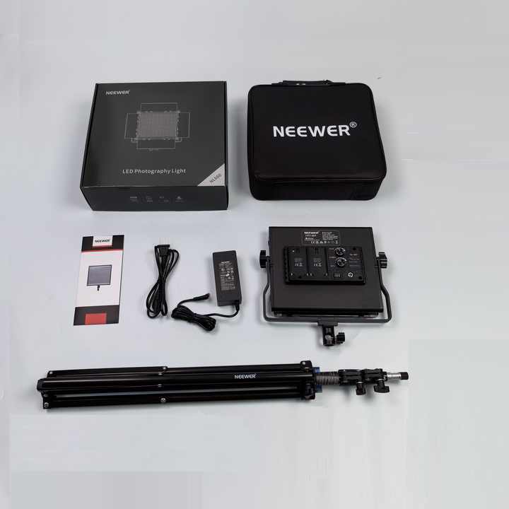 Neewer LED Panel Light Model RGB-660 Panel LED Video Light colorful ...