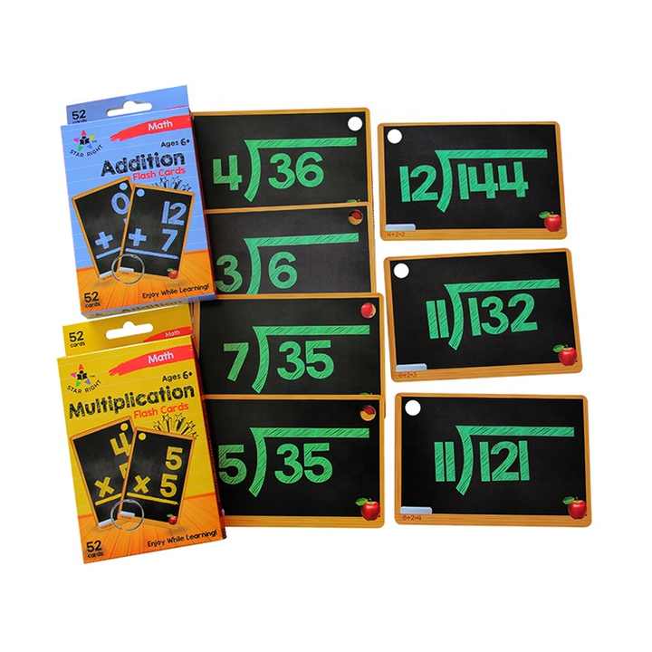 Custom Printed English Number Flash Cards/Cognitive Cards Math Learning ...