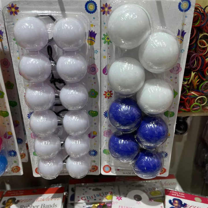 Hair bobbles with balls store