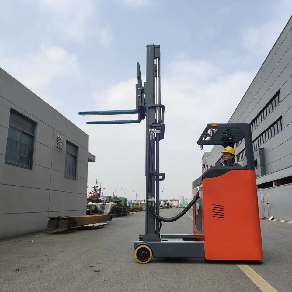 2026 JG Wide Varieties Reach Stacker New Electric Reach Pallet Forklift ...