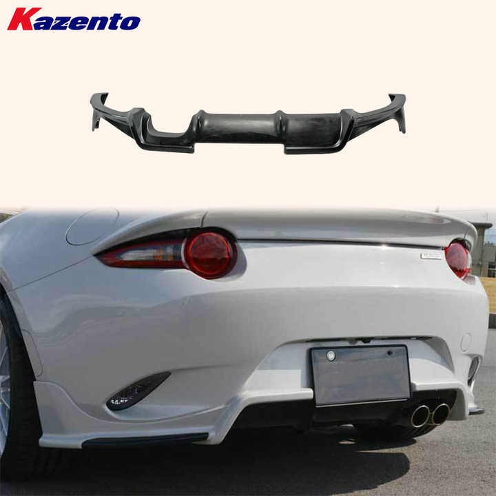 For Mazda MX5 ND Roadster ESQ Style Fiberglass Unpaint Rear Diffuser ...