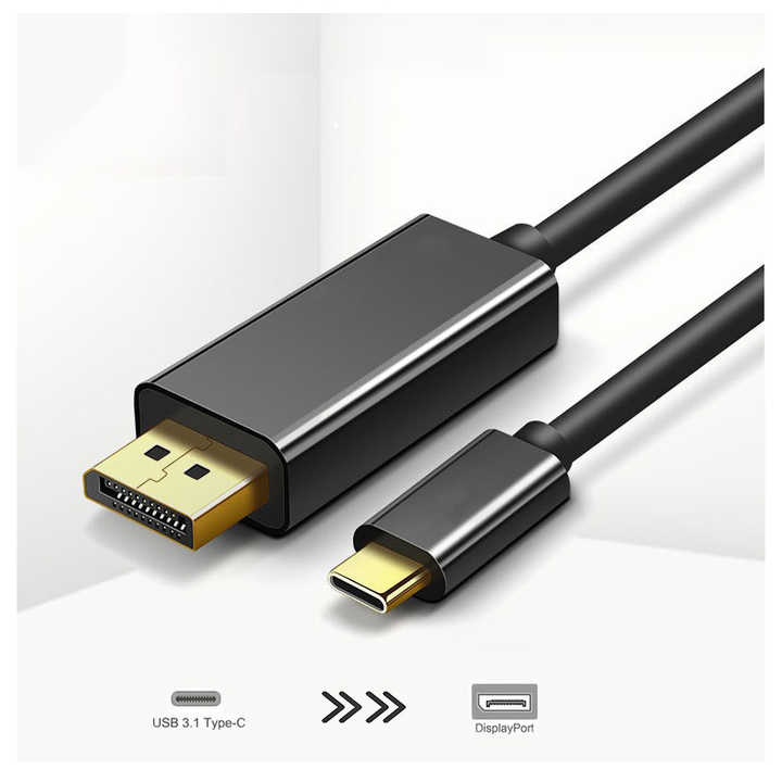 USB Type C to DisplayPort Cable 1.8 4K 60Hz 2K 144Hz Type C to DP Cable ...