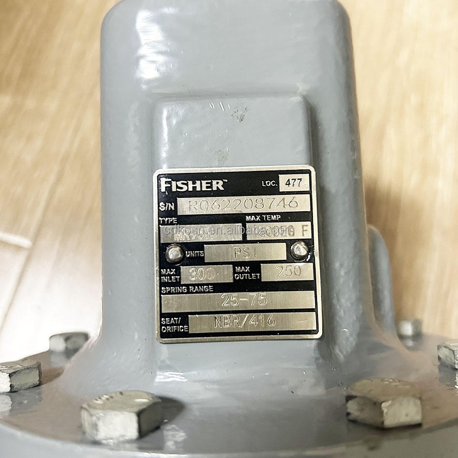 Fisher Original Pressure Reducing Regulator MR95H Max Inlet 300PSI ...