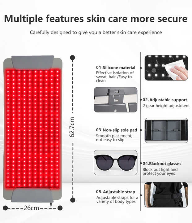 Red Led Light Therapy Cover Lymph Drainage Machine for Body Slimming ...