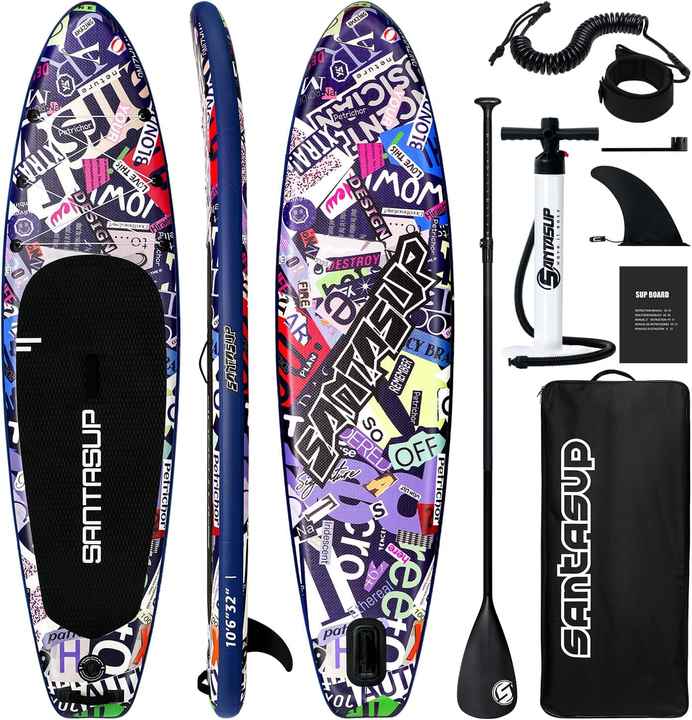 Hiwobang 10' 6'' drop stitch Inflatable Stand up Paddle Board Double ...