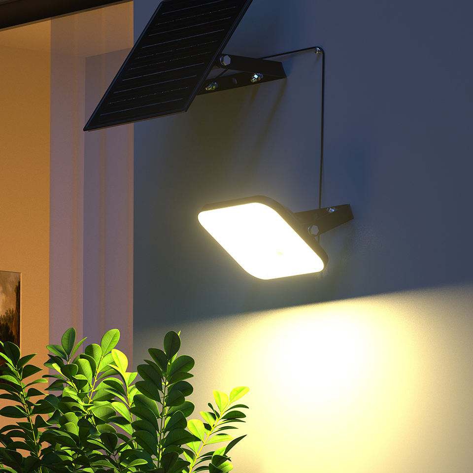 Patented Professional LEAD Factory Real Bright Cube Solar LED Flood ...