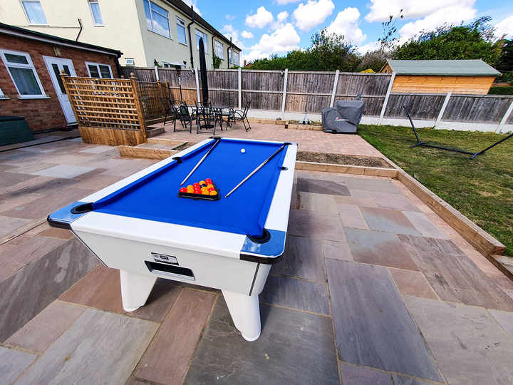 3 in 1 Convertible Outdoor Billiard Pool Table - 7ft, 8ft, 9ft