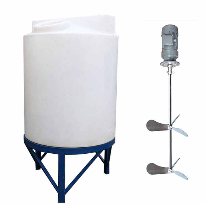Durable Plastic Chemical Mixing Tank with Agitator for Easy Mixing of ...