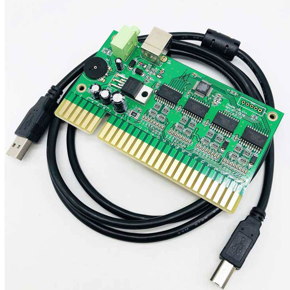 USB Function Stainless Steel PC Jamma Converter Board English Support ...