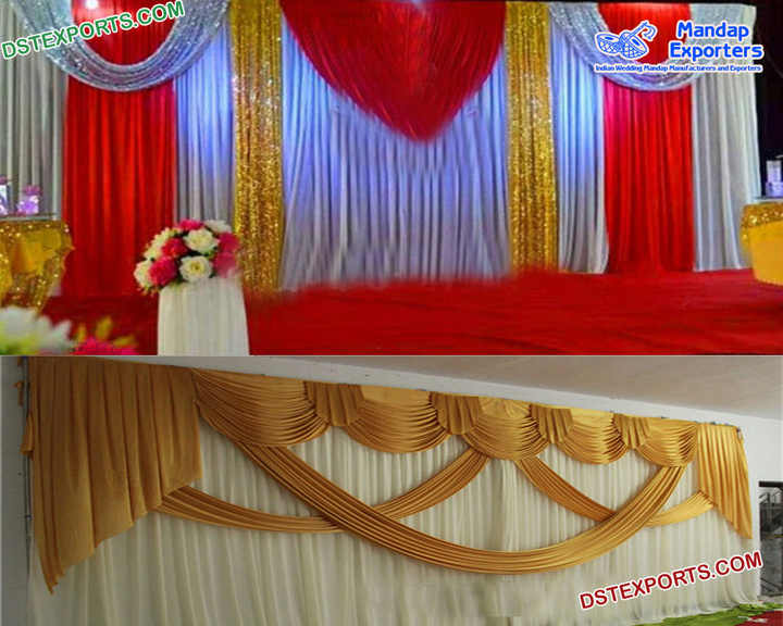 Wedding Mehndi/Sangeet Event Multicolor Backdrops Muslim Wedding Henna ...