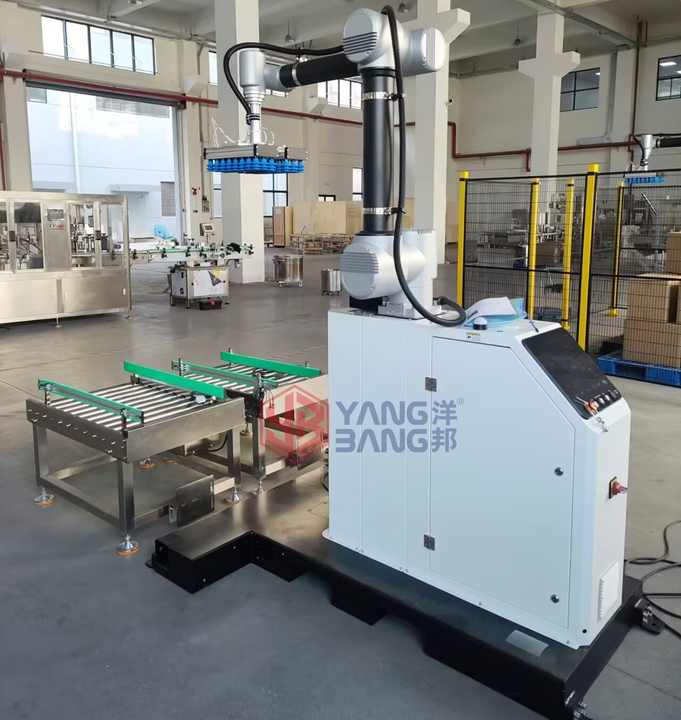 YB Fully Automatic Robot Palletizer Robotic Case Palletizer Robot Palletizing System for Boxes ...