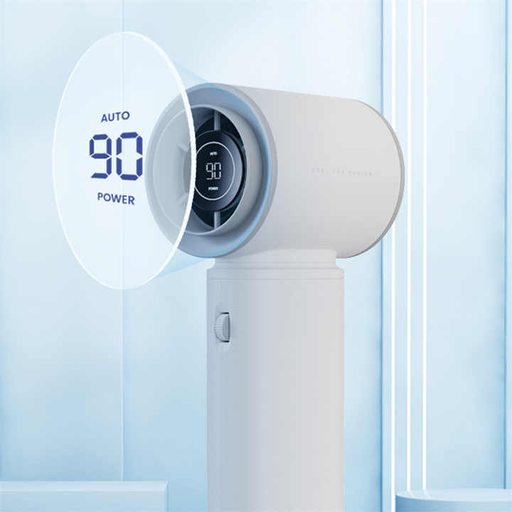 Hot Sale New Digital Display High Speed Rechargeable Handheld Fan ...