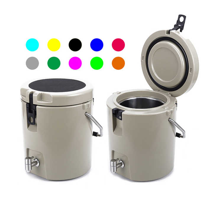 Custom Logo 2 Gallon 8L Insulated Water Cooler Jug Rotomolded Hard Ice ...
