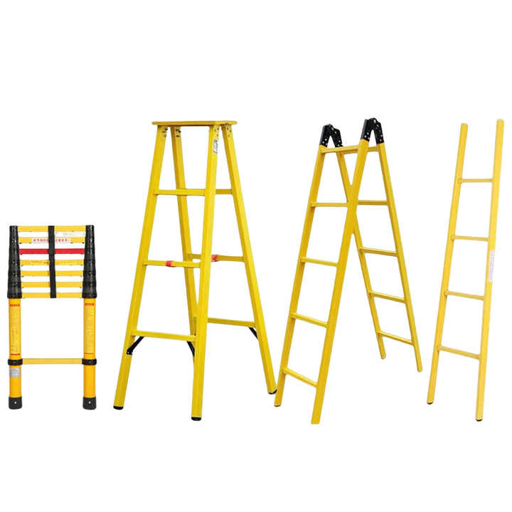 Electric Telescopic Steel Attic Ladder Industrial Safety Equipment ...