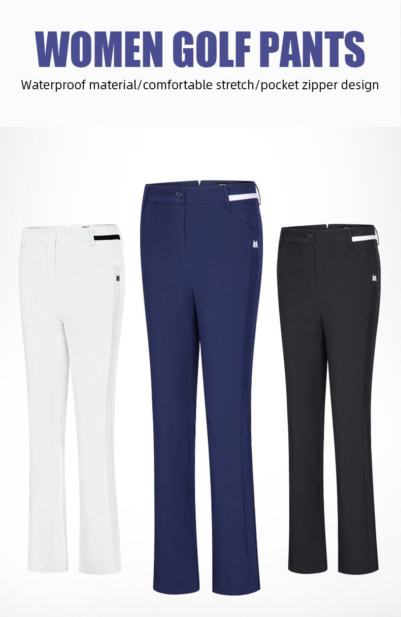 PGM KUZ132 causal stretchy golf pants custom logo quick dry golf pants-企业官网