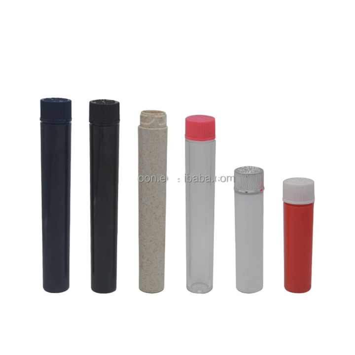 Plastic Pop Top Container Tube with Push Down and Turn Lid Plastic ...