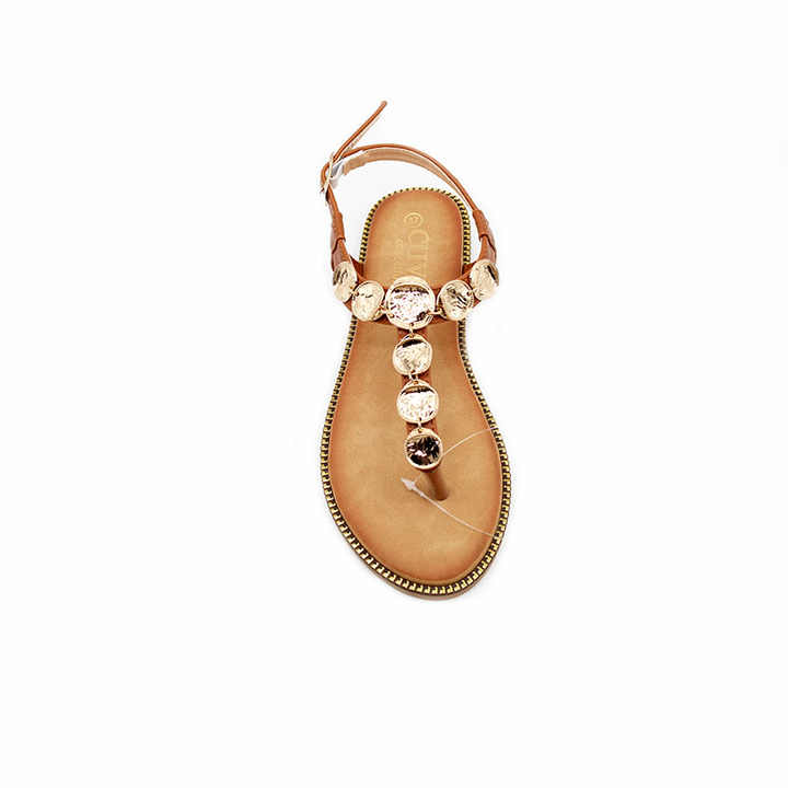 Roman Sandals Metal Clamp Ladies fairy Wind New Summer Flat Breathable ...