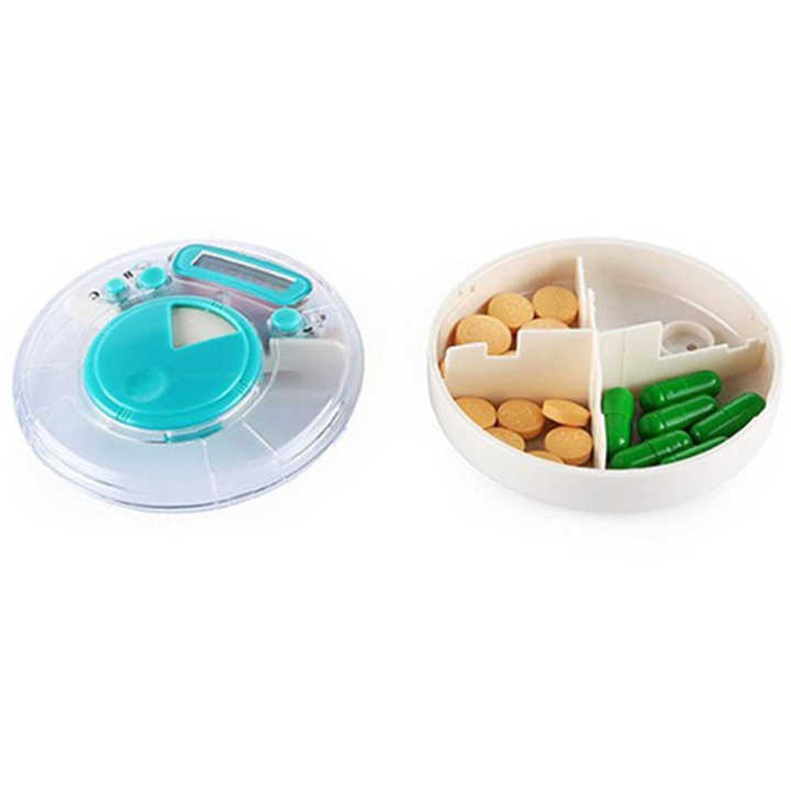 MM-PBR711 Alarm Timer Reminder Round Electronic Smart Pill Box