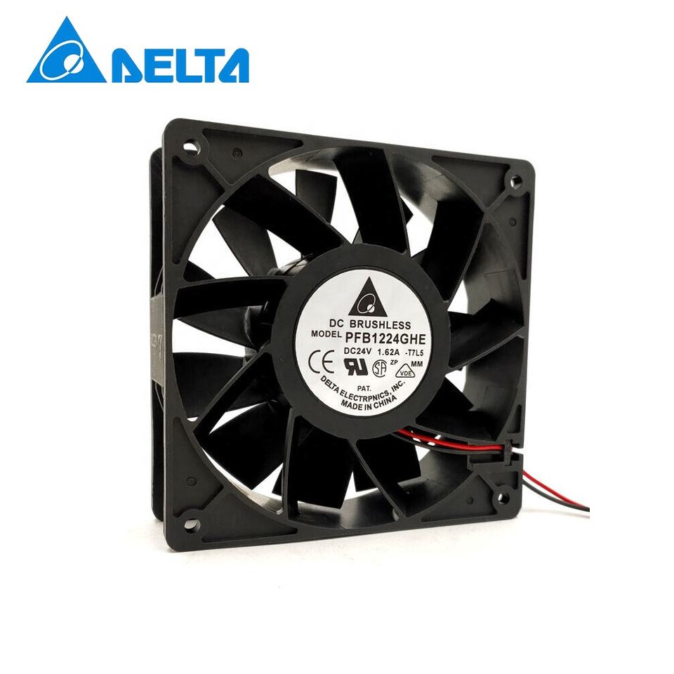 Delta PFB1224GHE 120x120x38mm 24V DC 1.62A 12038 12cm 28.8W 4000RPM ...