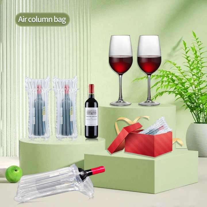 Inflatable Protective Wine Bottle Air Column Bag - 65um