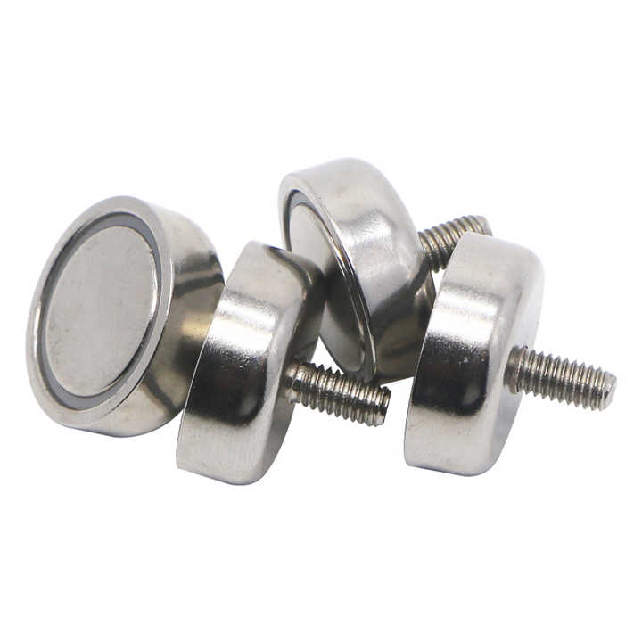 Strong Thread-male Mounting Magnets External Threaded Stud Cup Pot ...