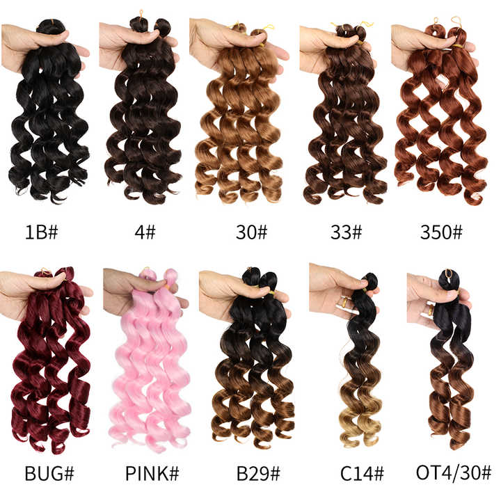 150g 12inch Short Italian Curl Crochet Hair Extensions