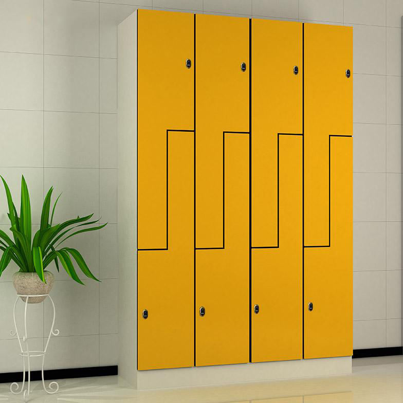 Modern Smart Wooden Gym Locker Cabinet with RFID Lock - Secure Lockable ...