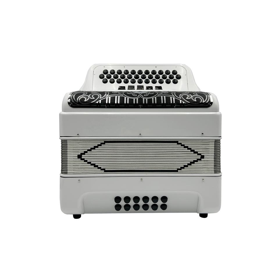 SEASOUND JB3412D Professional Diatonic 34 Buttons 12 Bass 5 Registers ...