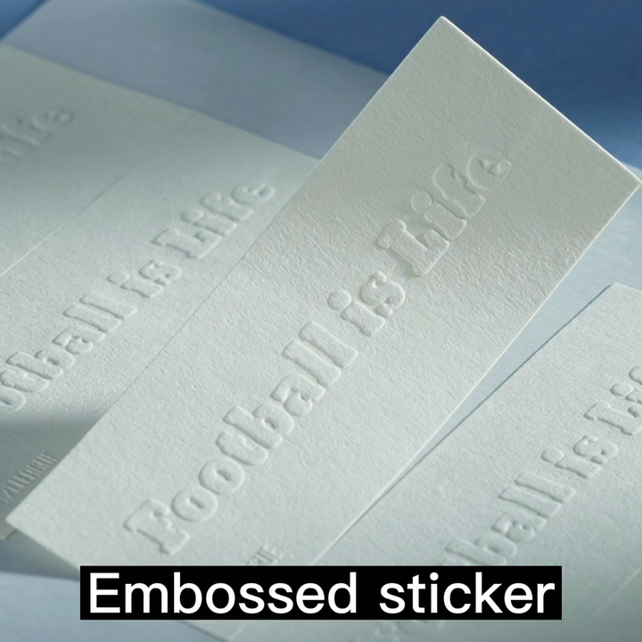 Colorless Bump Sticker Labels - Customizable & Waterproof