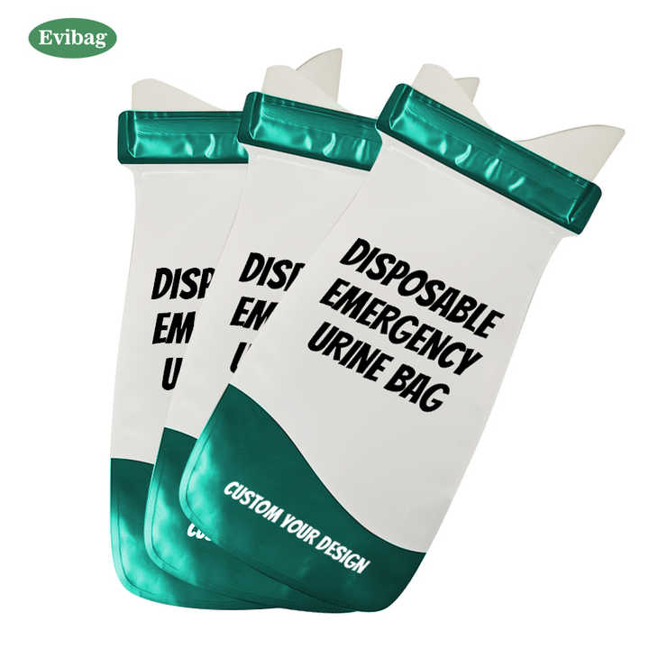 Custom Outdoor Disposable Urine Bags Emergency Mini Toilet Portable Pee ...