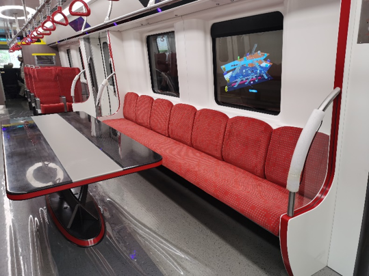 Longitudinal Train Seat for Metro and Urban Rail Vehicles Space-Saving ...