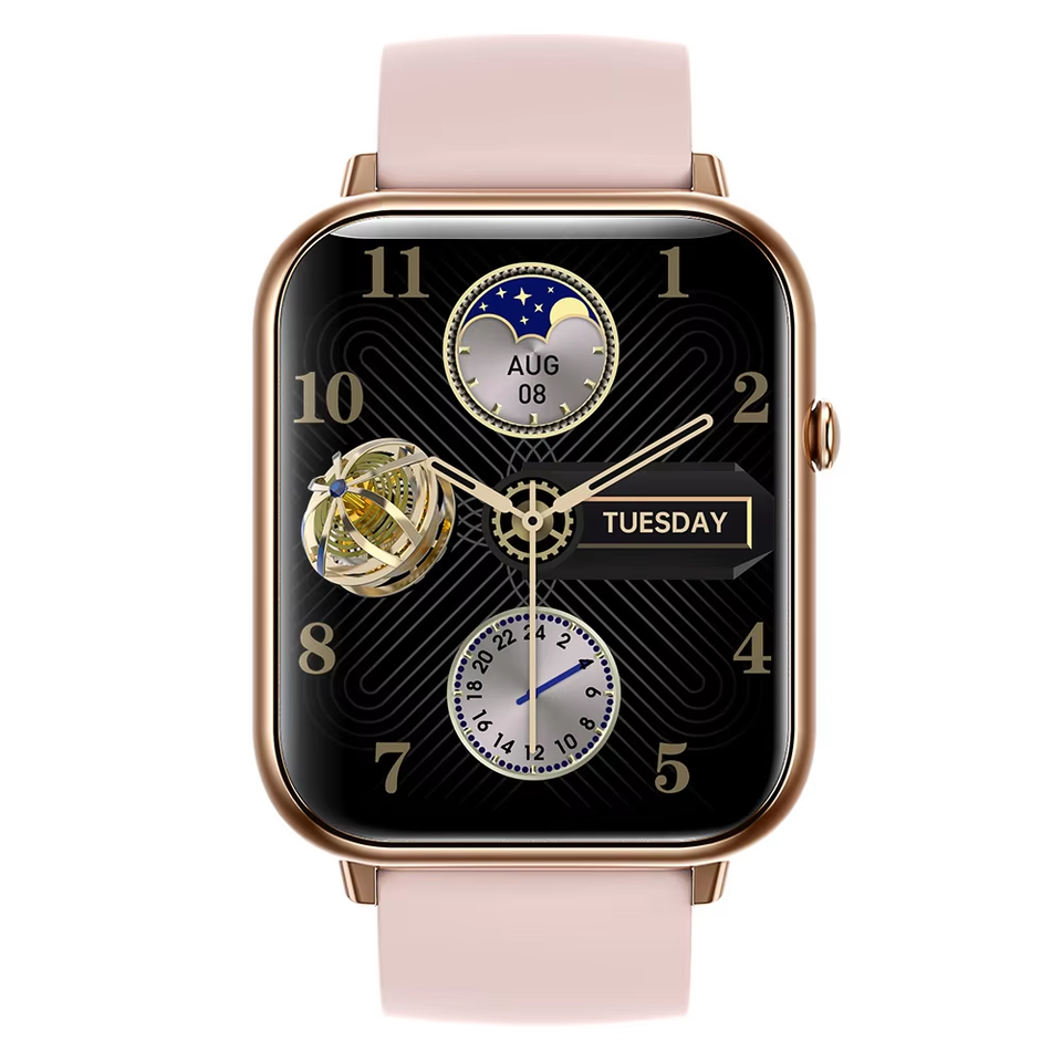 Q19 Pro Max Smart Watch 2.1" Call 400mAh Voice Assistant Heart Rate ...