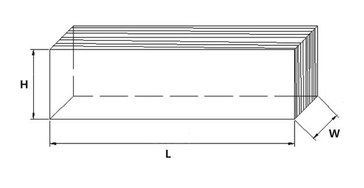 Low Core Loss Fe-Based Amorphous Bar Core Metglas 2605sa1