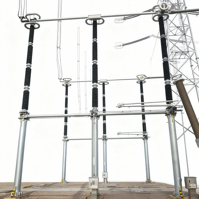 TaiKai 800kV GW7F-800 UHV 3-Pole Steel Isolating Switch for Smart Grid ...
