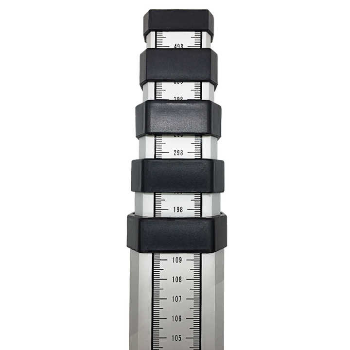 Professional 5m Aluminum Levelling Staff Level Measuring Instrument ...